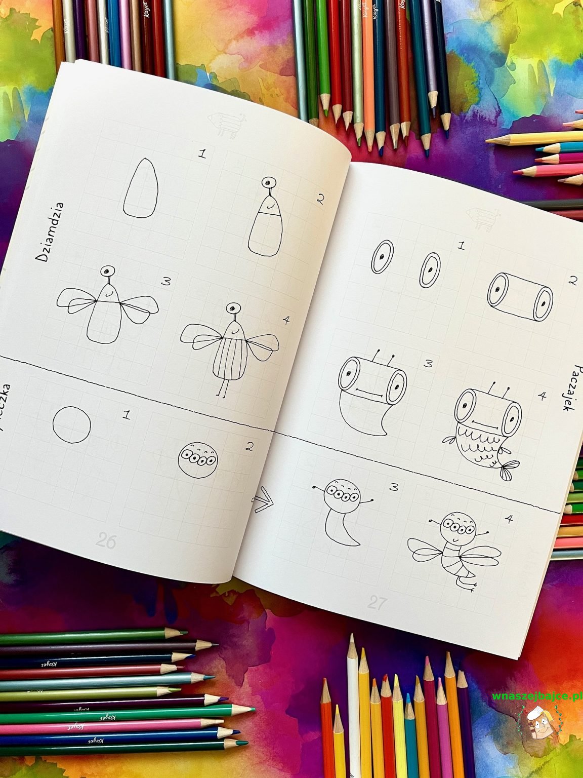 „Jak narysować robale” „Jak narysować potwory” – Wydawnictwo KOLOREK ...